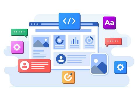 interface elements and browser windows on browser window web design