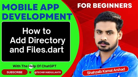 How To Add Directory And Filesdart Learn Flutter For Beginners