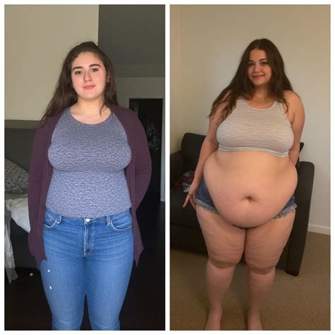 Weight Gain Before And After By Plushpix On Deviantart