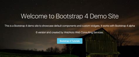 How To Create Full Width Parallax Page With Bootstrap Webnots