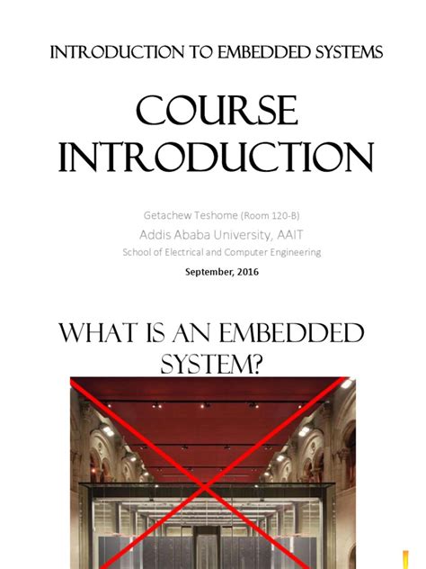 Lecture 1 Introduction Embedded Systems Pdf Embedded System