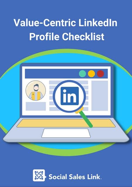 Value Centric Linkedin Profile Checklist Pdf