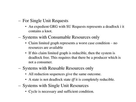 Ch 3 What Is A Deadlock Conditions Deadlock Models Hold And Wait