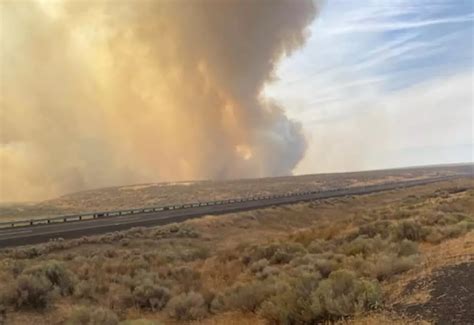Crews Corral Brush Fire Near Ritzville