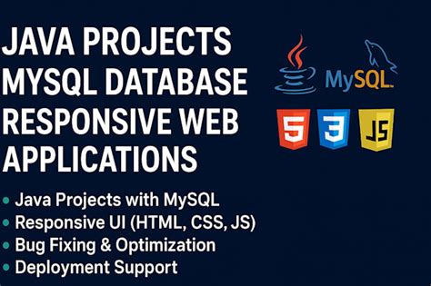 Responsive Web Applications Java Projects Mysql Database By U Dede76b42621 Fiverr