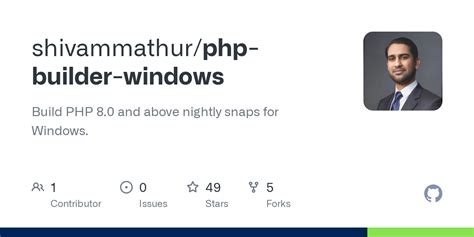 Github Shivammathurphp Builder Windows Build Php 80 And Above