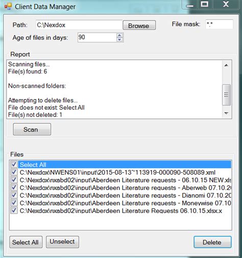 C How Do I Display Files That Have A Certain Property But Exempt 1