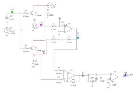 Psk Demodulation Circuit Using Multisim Circuit Diagram