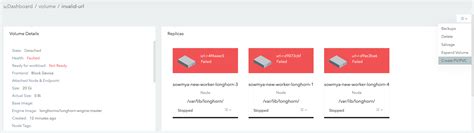 Bug Create Pvpvc Option Is Enabled For A Volume Which Is In Faulted