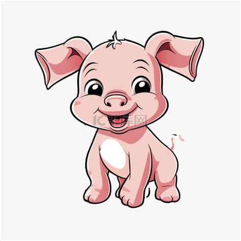 写实可爱小猪元素立体免抠图案素材图片免费下载 千库网