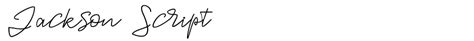 jackson script font download