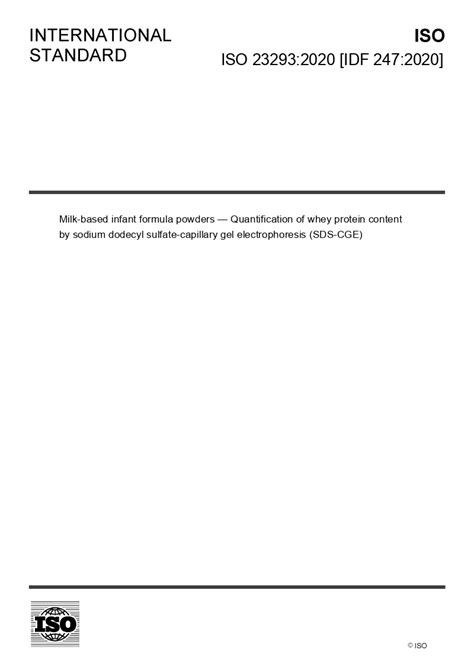 ISO 23293:2020 | IDF 247:2020