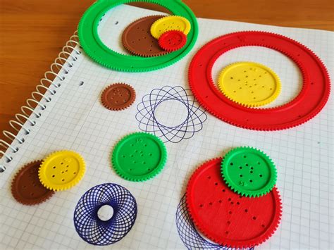 3d Printer Files 3mf File Spirograph Drawing Template Creality Cloud