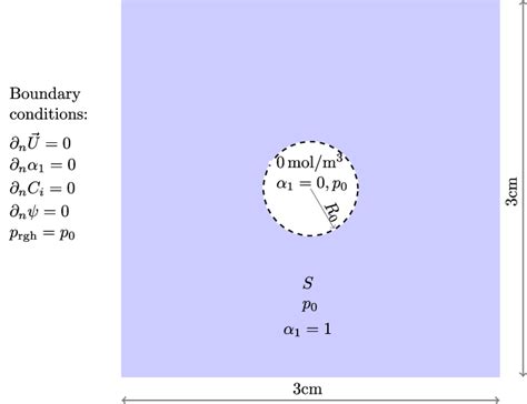 Computational Domain And Boundaryinitial Conditions Used In The