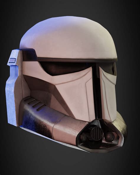 Stl File The Mandalorian Imperial Super Commandos Helmet For Cosplay 3d