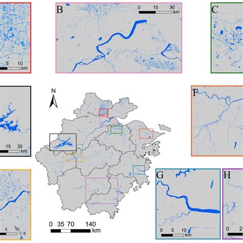 Comparison Of Surface Water Extent Extraction Efficiency A Rf Direct Download Scientific