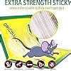 Amazon.com : Ezoon 12 Pack Large Mouse Glue Traps with Enhanced Stickiness, Rat Snake Sticky Pad ...