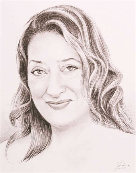 Zaha Hadid Portrait