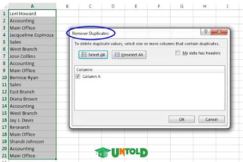 How To Find And Remove Duplicate Rows In Excel Excel Untold