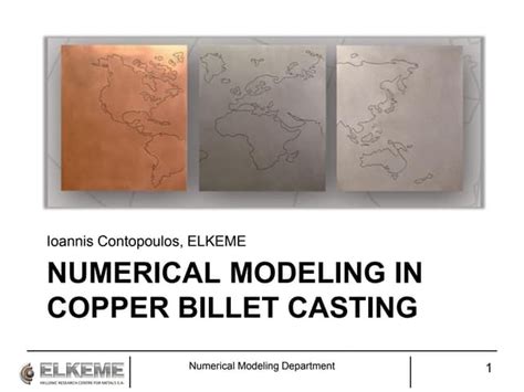 Numerical Modeling In Copper Billet Casting Pdf Physics Science