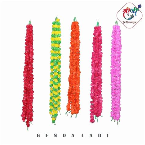 Plastic Multicolor Genda Flower Ladi At Best Price In Ahmedabad Id