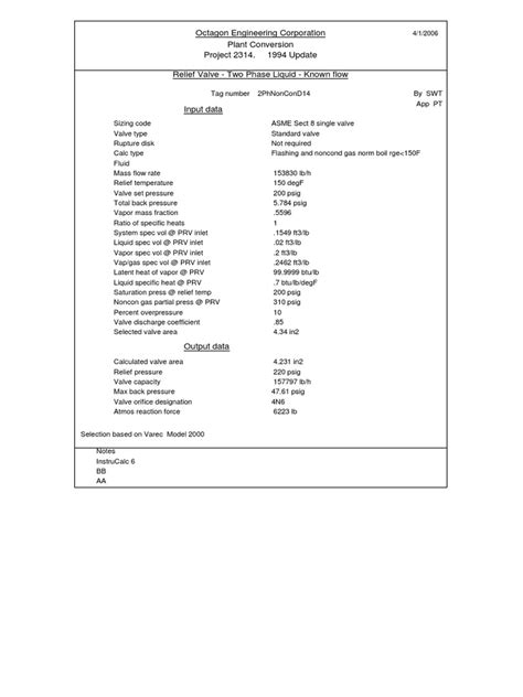 PDF InstruCalc Relief Device Sizing DOKUMEN TIPS