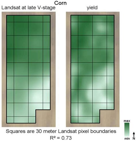 Gis Ag Maps Landsat Interpolated Yield Correlation