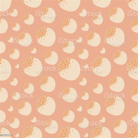 기하학적 모양과 중립 핑크와 오렌지 벡터 원활한 패턴 트렌디 한 인쇄 현대적인 섬유 디자인 카드 인쇄 브로셔 및 월페이퍼에 대한