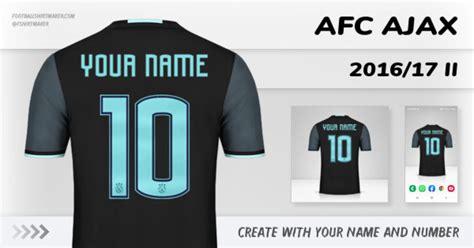 AFC Ajax II Jersey Create Jersey With Your Name And Number