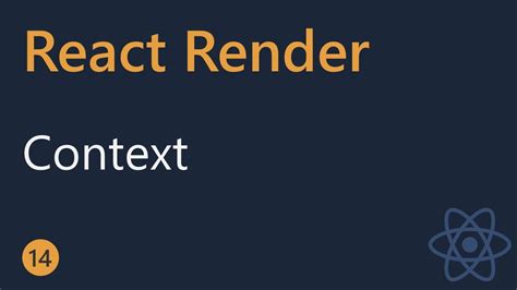 React Render Tutorial 14 Context Youtube