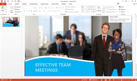 How To Create Drop Shadows In Powerpoint