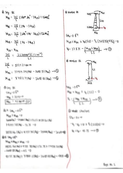 SOLUTION Theory Of Structure Slope Deflection Equation Solved Problem Studypool