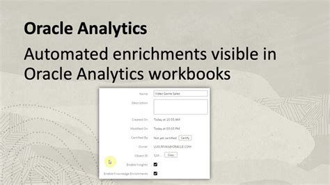 Oracleanalytics Oac Oracle Analytics