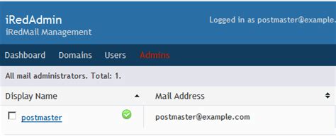 Iredmail 070 Full Featured Mail Server With Ldap Postfix Roundcube