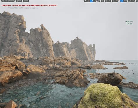 beach scene for upcoming project [props to megascan team] r unrealengine5