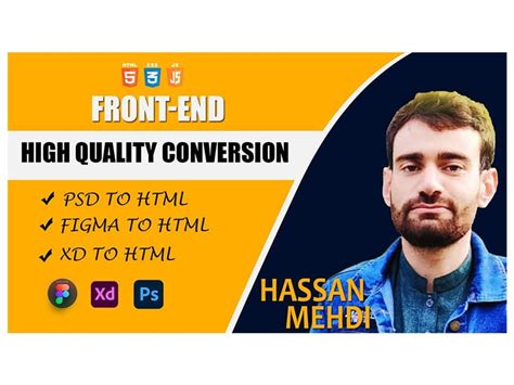 High Quality Conversion Of Psd Xd And Figma Designs To Htmlcssjs Upwork