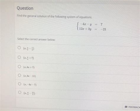 Solved Question Find The General Solution Of The Following
