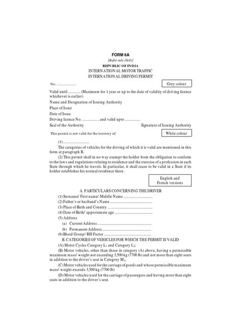 Form 6a Pdf Pdf Drivers License Driving