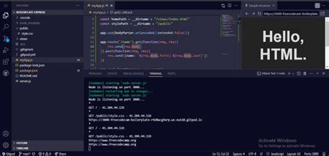 george asiedu on linkedin 100daysofcode nodejs express