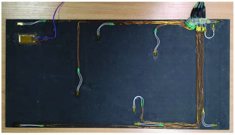 The Exemplary Cfrp Plate With Strain Sensors Network And A Download Scientific Diagram