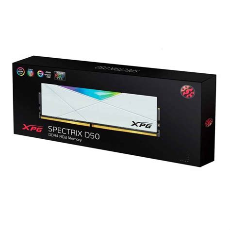 Xpg Ddr4 16gb 3600 Mhz Cl18 Spectrix D50 Rgb White Pas Cher En France Meilleur Prix Avis