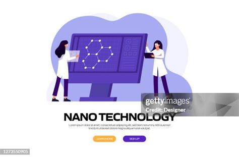 Nano Technology Concept Vector Illustration For Website Banner