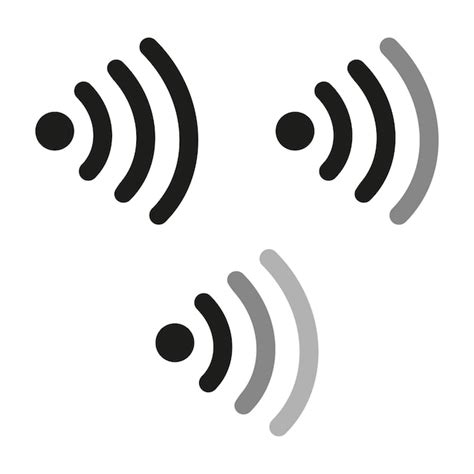 Premium Vector Wifi Icons Digital Data Digital Technology Internet