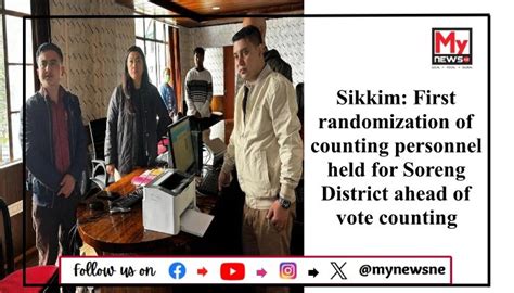 Sikkim Randomization Of Counting Personnel Conducted In Soreng