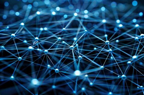 Abstract Network Of Connections Forming Complex Structure Premium Ai Generated Image