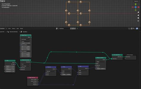 using edge attribute to set a point position using geometry nodes