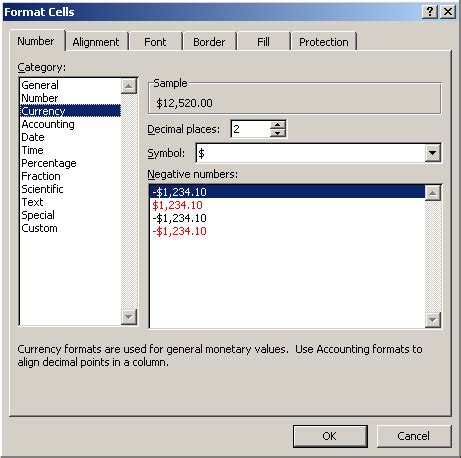 MS Excel 2007 Format Display Of Text In Cell Ie Numbers Dates Etc