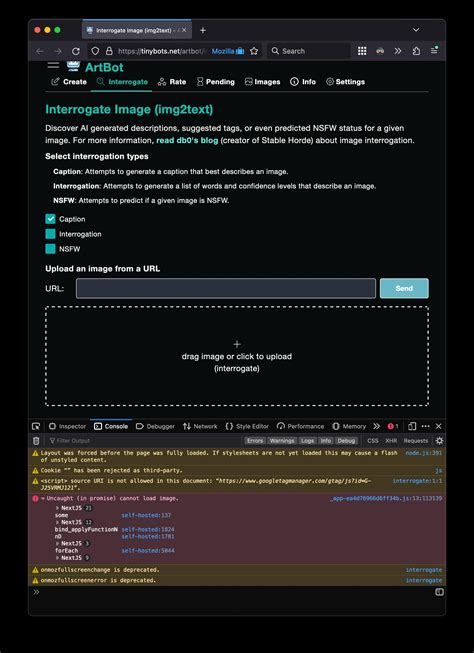Tinybots Net Site Is Not Usable Issue Webcompat Web Bugs GitHub
