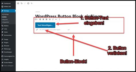 WordPress Button Block So Erstellst Du Ein Button