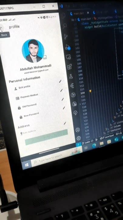 Flutter Tutorialprofile Page With Flutter 🧑‍💻📱 Youtube